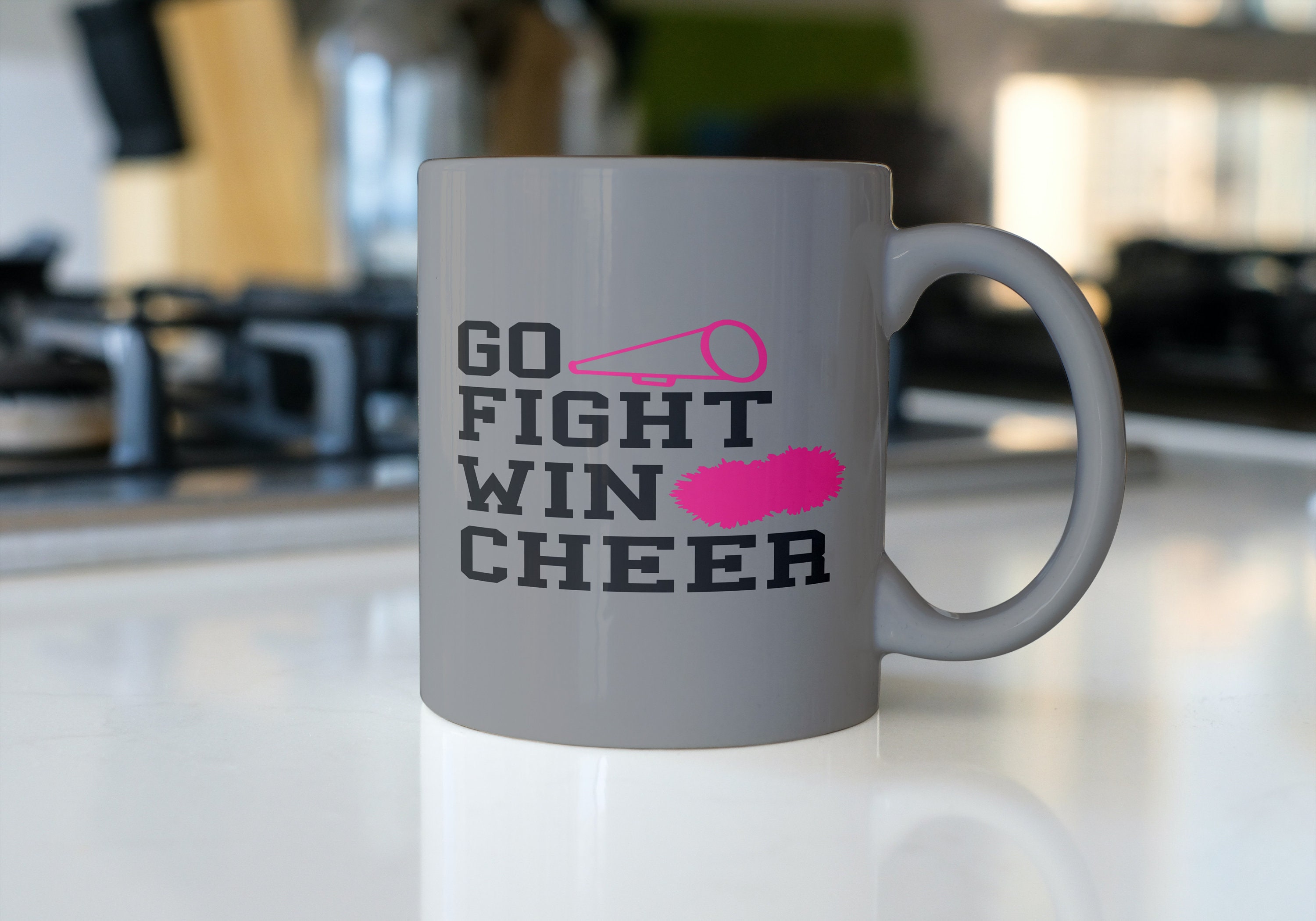 Cheer Svg Go Fight Win Cheer Svg Megaphone Svg Digital Cut File for ...