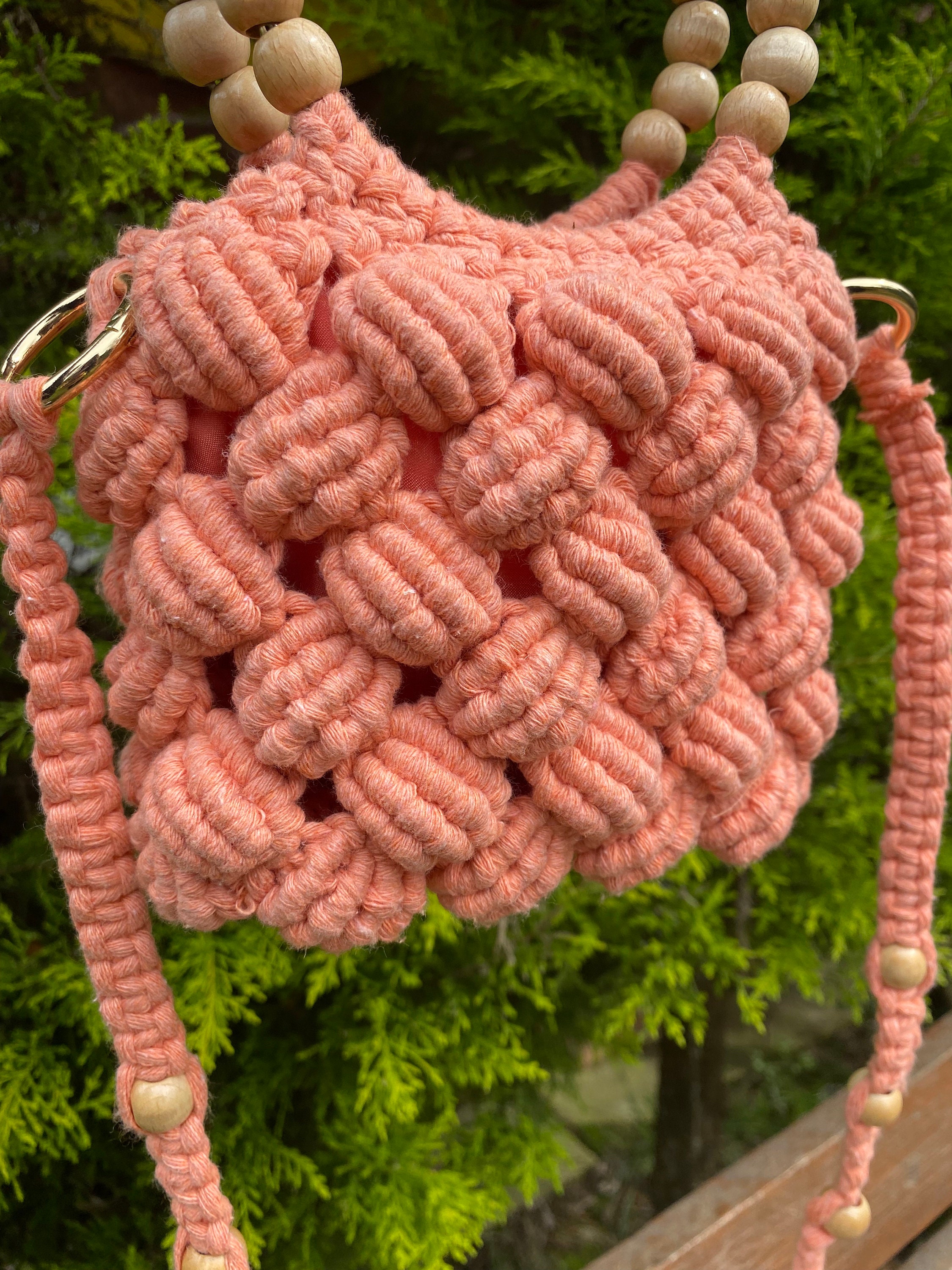 Bohemian Macrame Bag, Luxury Macrame Bag, Macrame Shoulder, Macrame ...