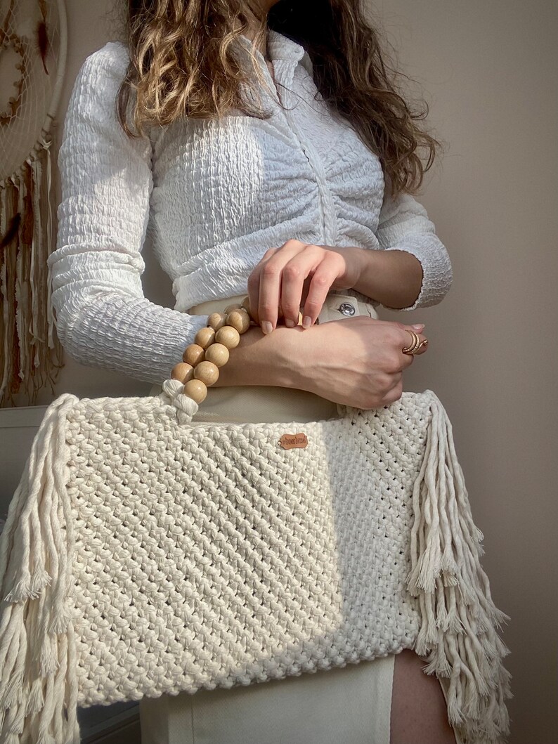 Macrame Large Bag, Macrame Luxury Bag, Bohemian Bag, Gift for Her ...