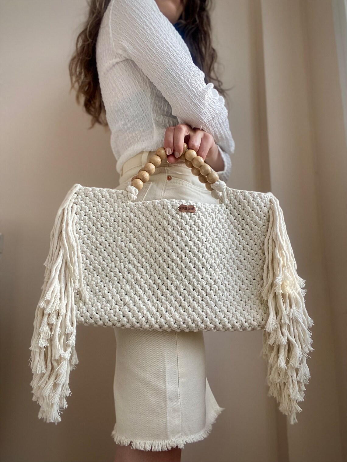 Macrame Large Bag, Macrame Luxury Bag, Bohemian Bag, Gift for Her ...