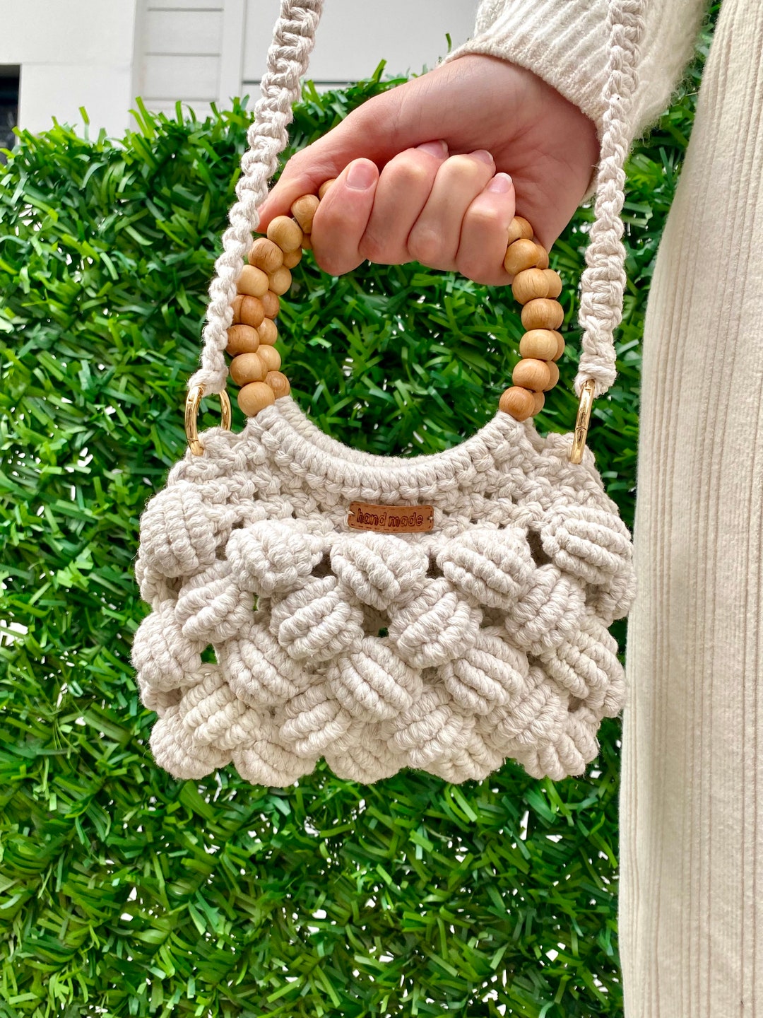 Bohemian Macrame Bag, Luxury Macrame Bag, Macrame Shoulder, Macrame Purse, Gift for Her - Etsy