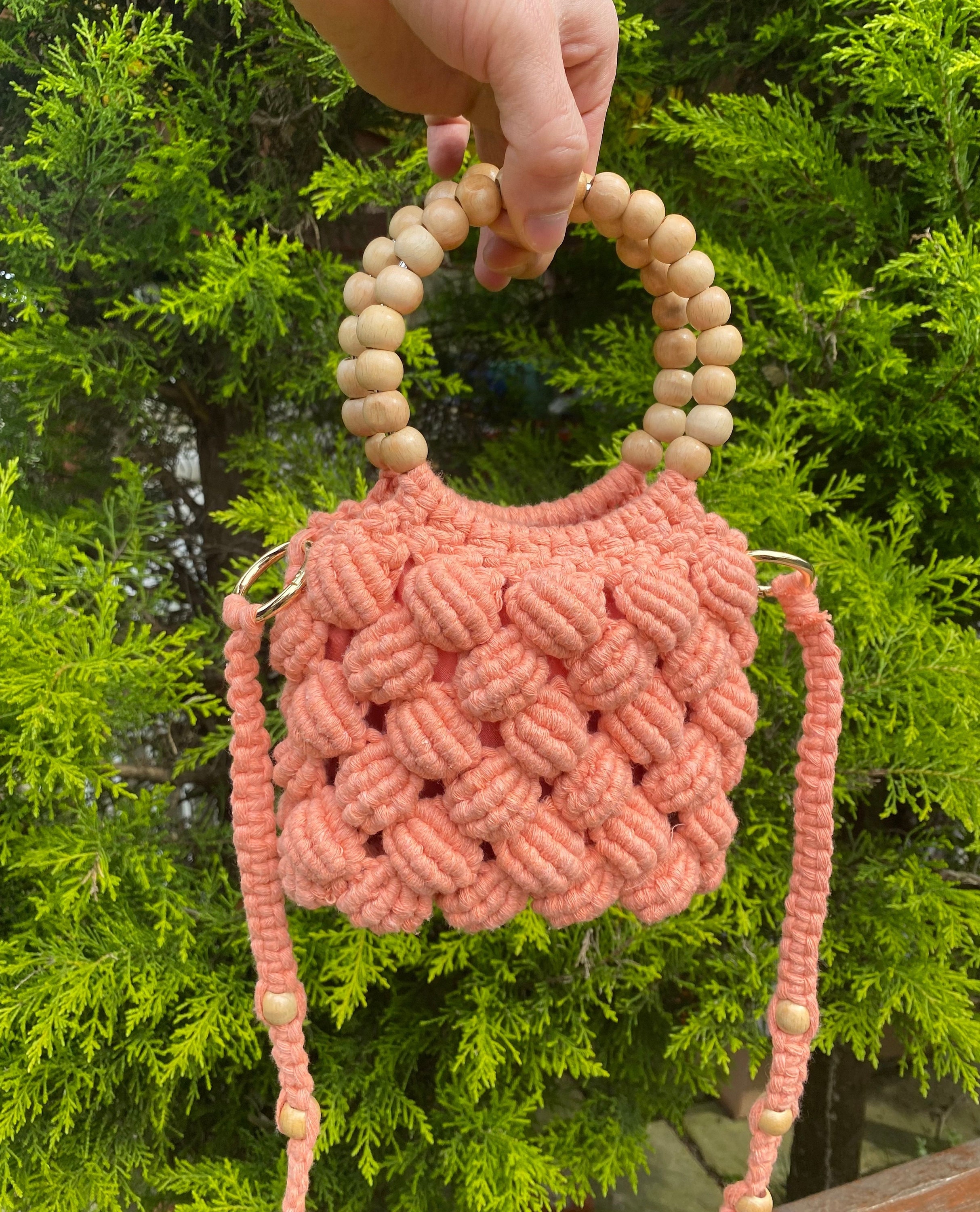 Bohemian Macrame Bag, Luxury Macrame Bag, Macrame Shoulder, Macrame ...
