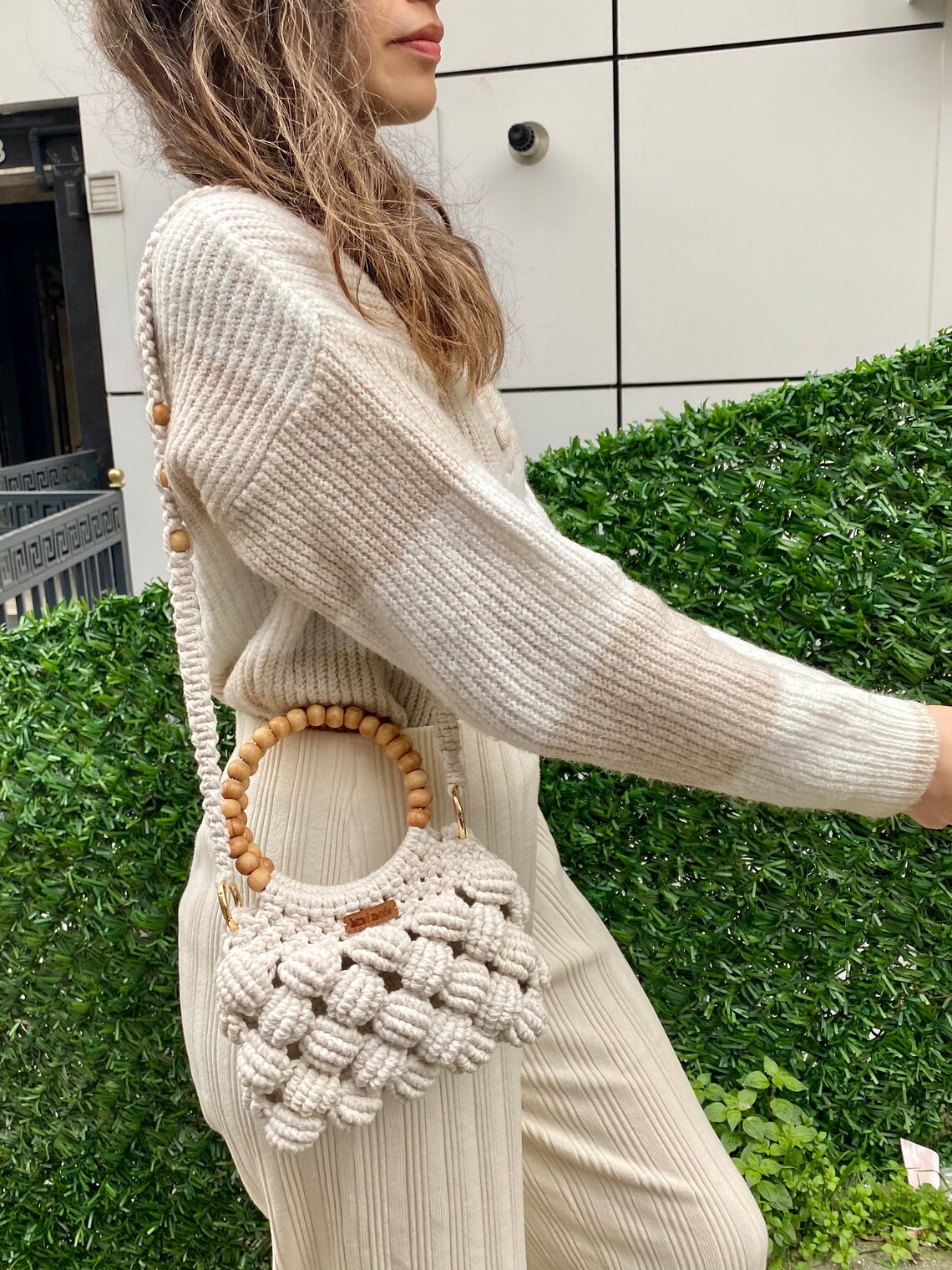 Bohemian Macrame Bag, Luxury Macrame Bag, Macrame Shoulder, Macrame ...