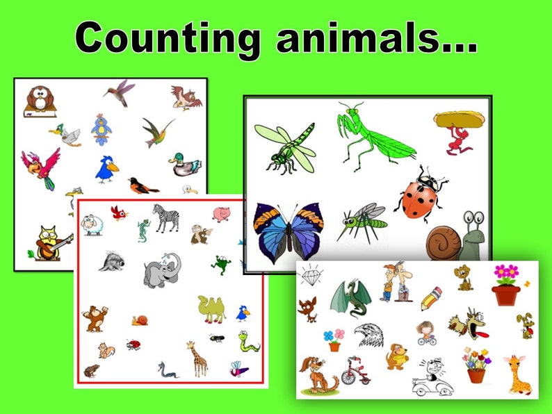 Counting Weird Things, 50 Printable Worksheets, Instant Digital ...