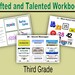 Gifted and Talented Workbook Third Grade Digital Download - Etsy