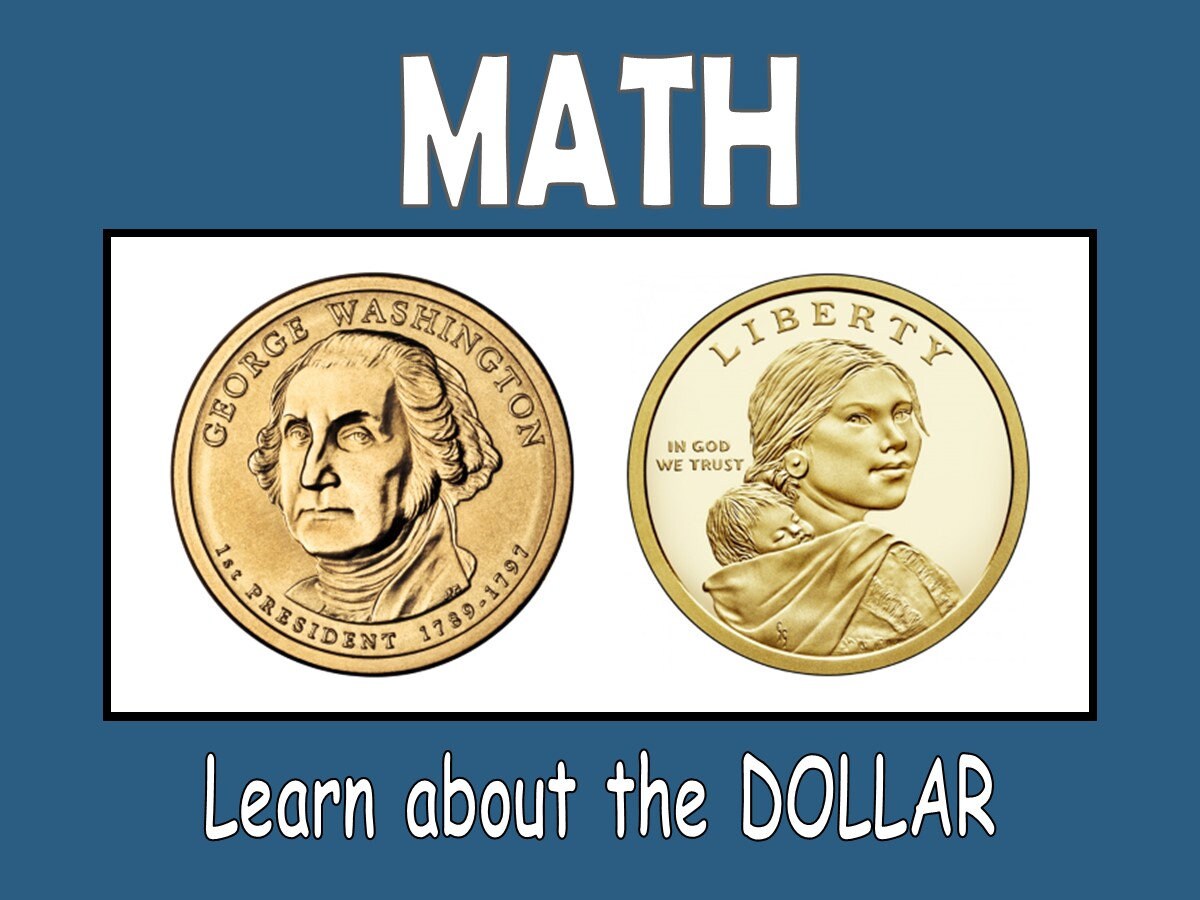 Learn About the DOLLAR Money Worksheets, US Coins, Instant Digital ...