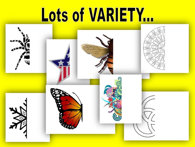 Symmetry Worksheets, Instant Digital Download, Geometry, Math Art ...