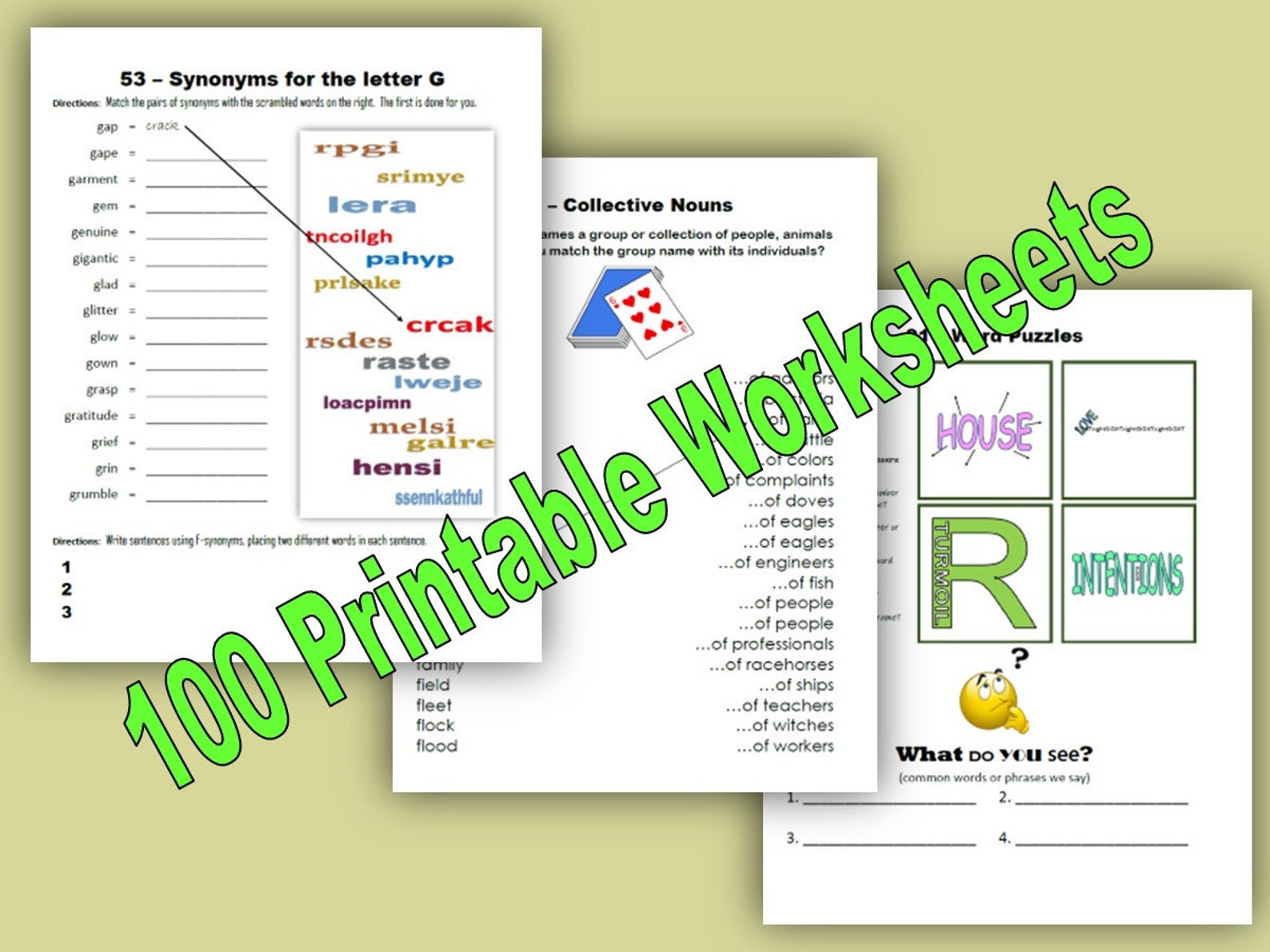 Gifted and Talented Workbook - Third Grade, Digital Download, Printable ...