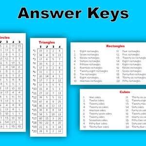 Spatial Reasoning Worksheets, 80 Printables, Geometry, Shapes, Brain ...