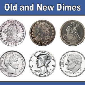 Learn About the DIME Money Worksheets, US Coins, Instant Digital ...