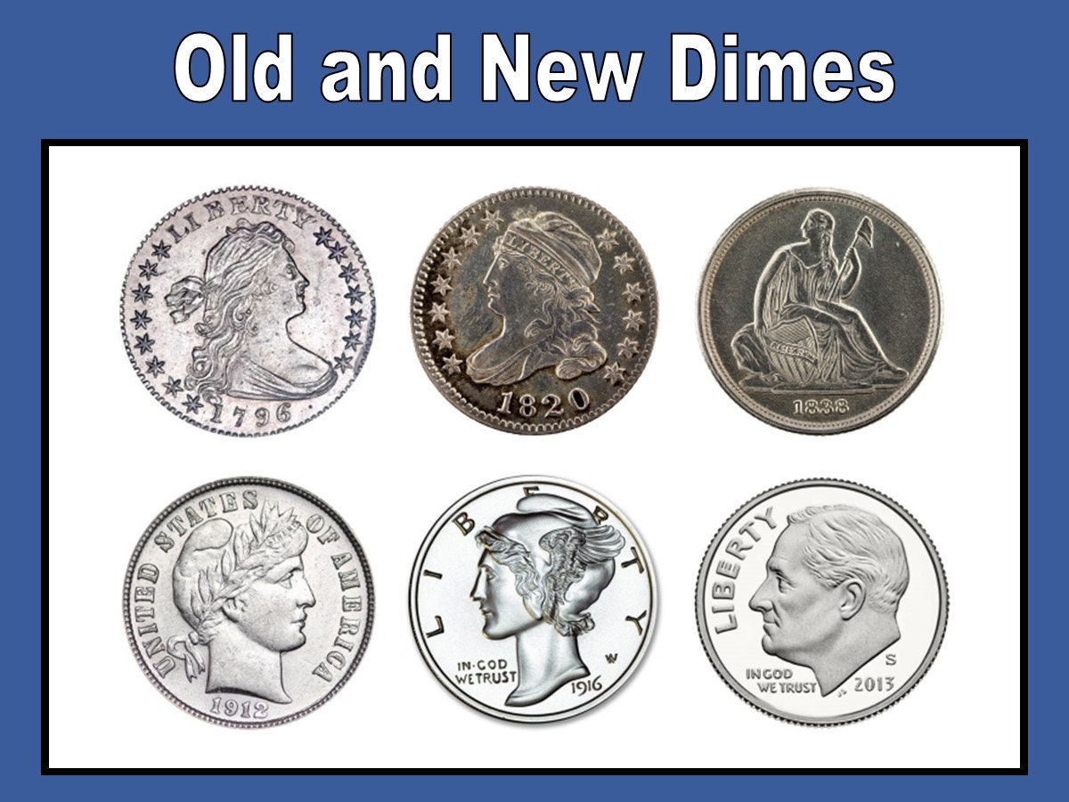 Learn About the DIME Money Worksheets, US Coins, Instant Digital ...