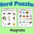 Word Puzzles Hidden Verbs, Boggle, Word Search, Instant Digital ...