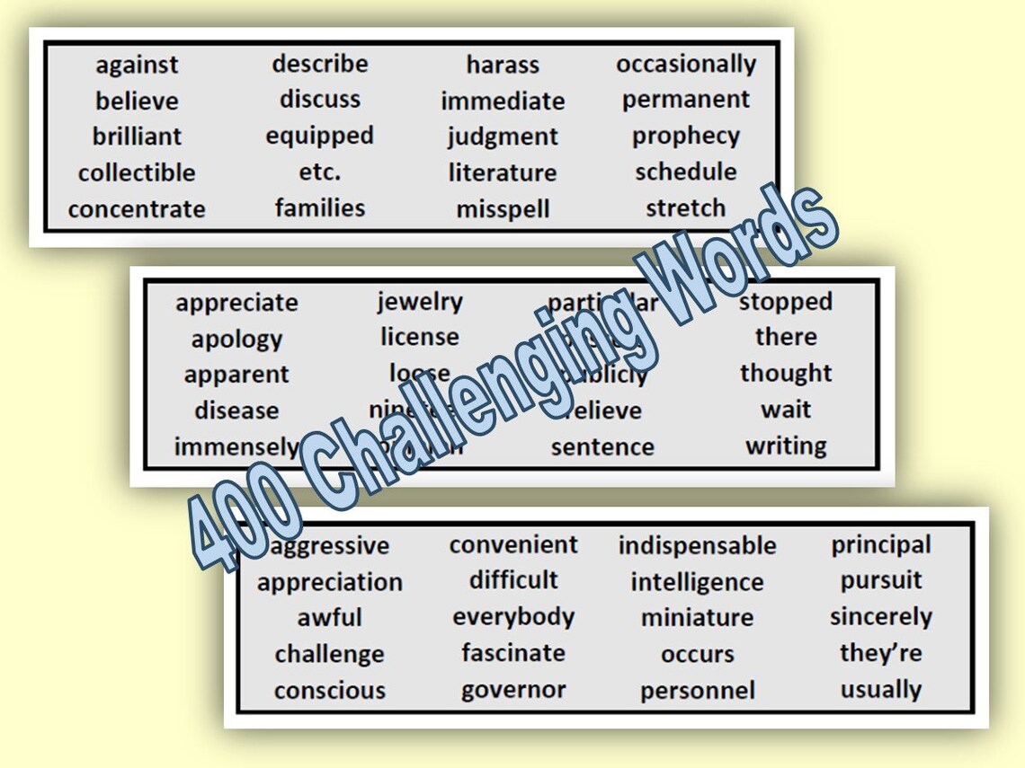 Frequently Misspelled Words, Middle School, Workbook, Homeschool ...