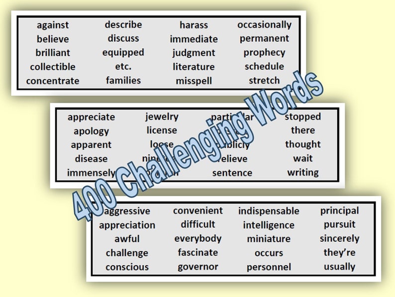 Frequently Misspelled Words, Middle School, Workbook, Homeschool ...