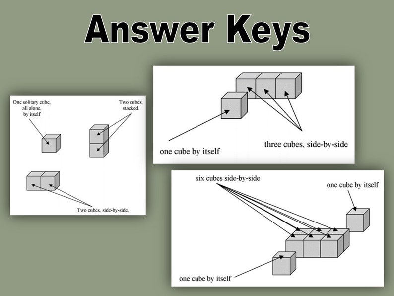 HOW MANY CUBES - Math Worksheets, Geometry, Homeschool, Daycare ...