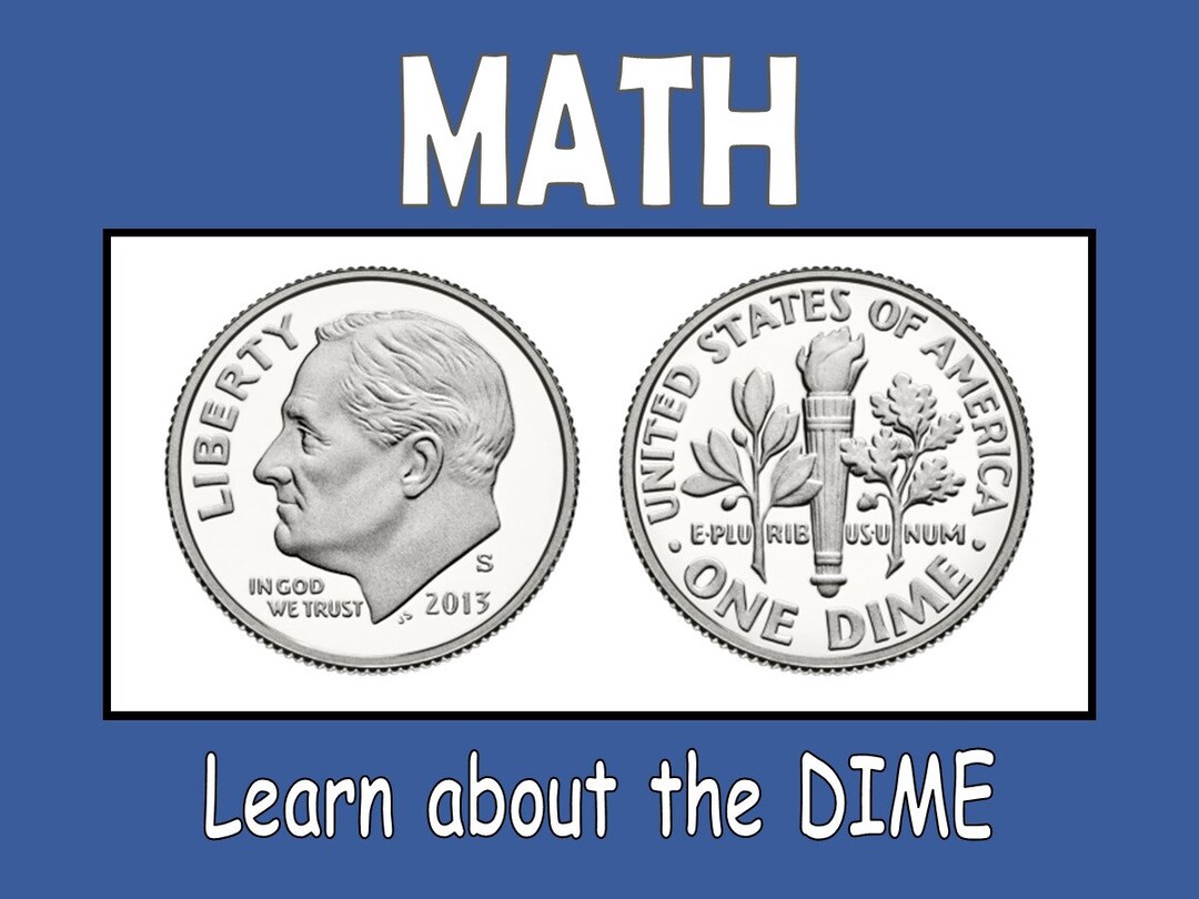 Learn About the DIME Money Worksheets, US Coins, Instant Digital ...