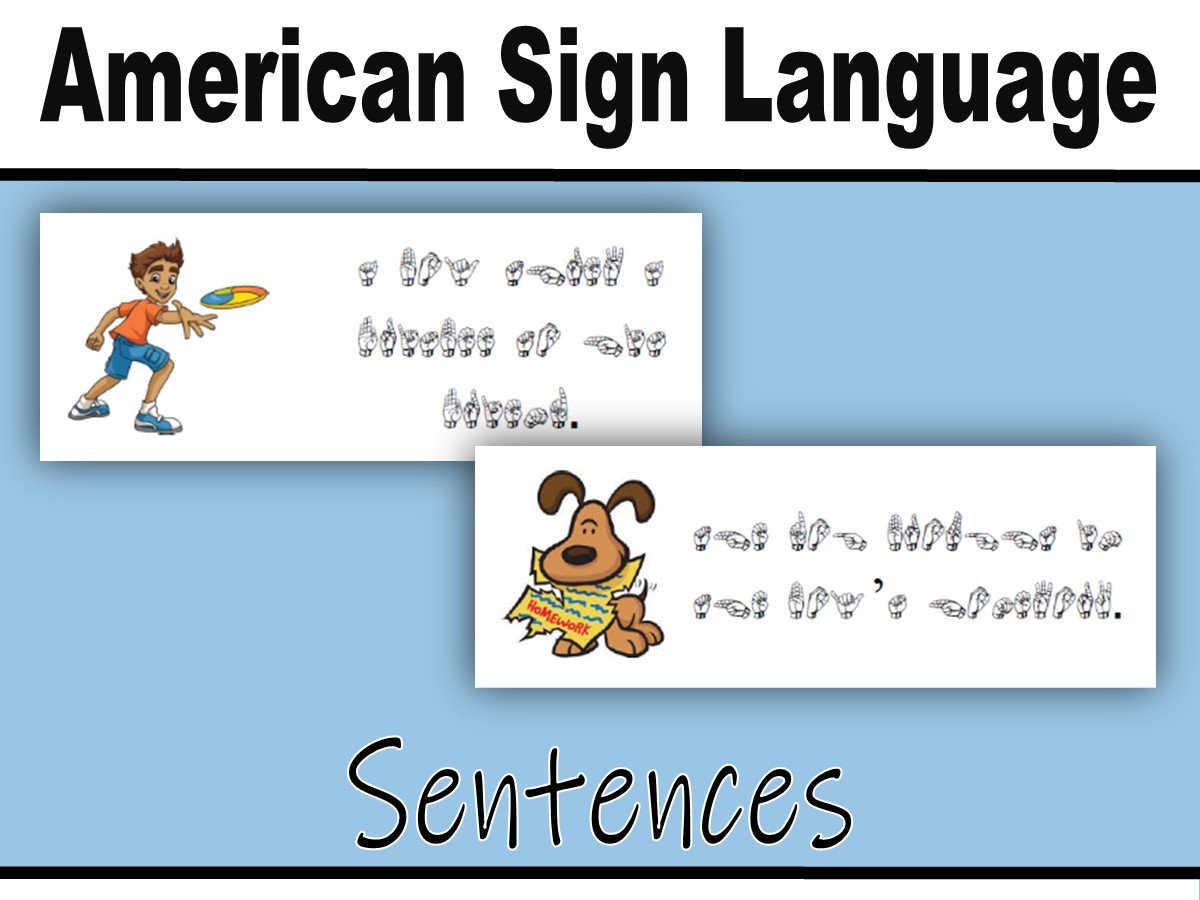Sign Language Sentences