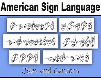 American Sign Language HOLIDAYS, Worksheets, Digital Download ...