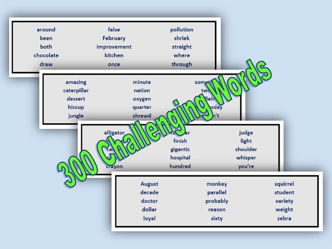 Frequently Misspelled Words, 2nd Grade, 3rd Grade, Digital Download ...