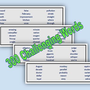 Frequently Misspelled Words, 2nd Grade, 3rd Grade, Digital Download ...