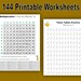 Multiplication Worksheets, 144 Printables, Third Grade, Instant Digital ...