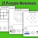 HOW MANY SQUARES - Math Worksheets, Geometry, Homeschool, Daycare ...