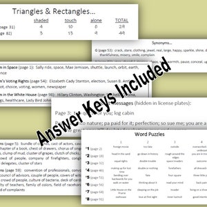 Gifted and Talented Workbook - Third Grade, Digital Download, Printable ...