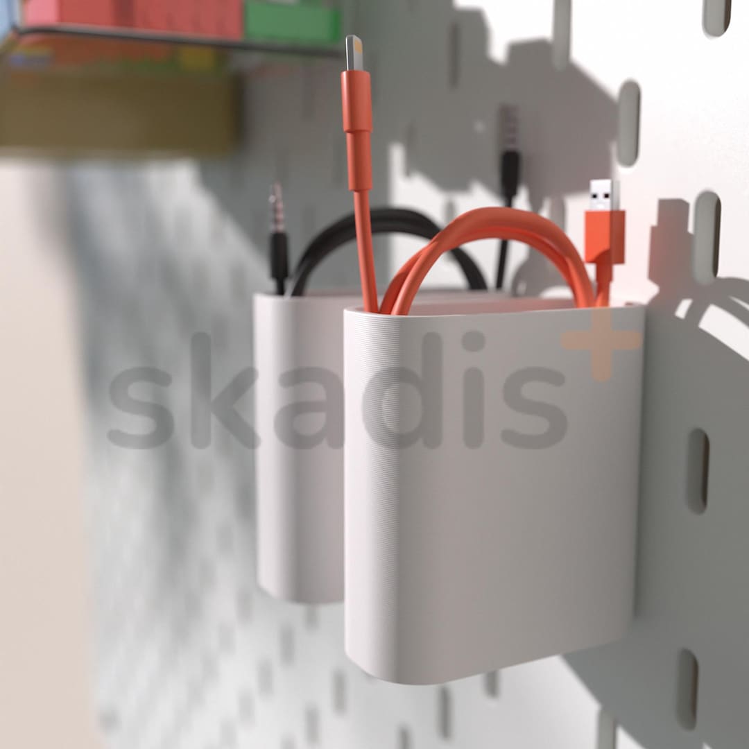 Cable Pod for IKEA Skadis | Sort Cables | IKEA Skadis Accessories ...