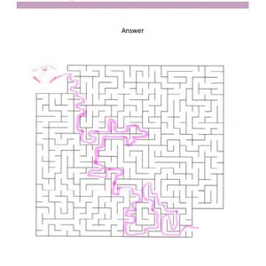 Printable Spring Maze| Party Game | US Letter Size Print at Home Game ...