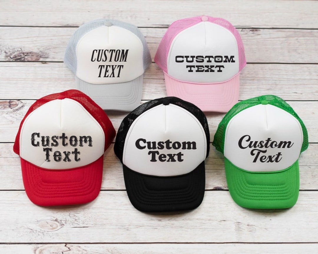 Personalized Trucker Hat, Custom Trucker Hat, Baseball Cap, Party Party ...