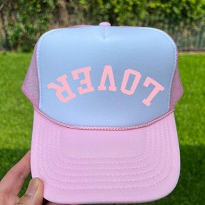 Lover Hat Upside Down Love Hat for Valentine's Day Vintage Trucker Hat ...