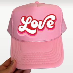 Love Hat, Valentine Trucker Cap, Retro Love Cap, Romantic Gift, Love ...