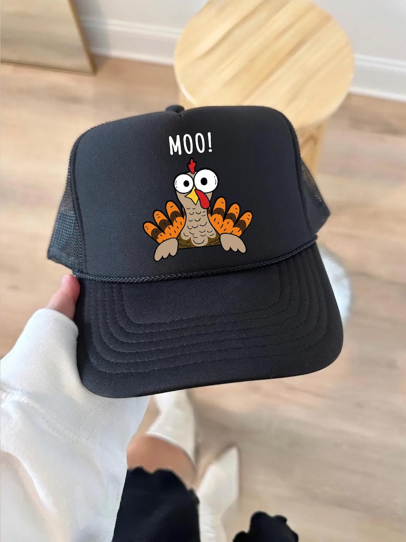 Thanksgiving Funny Hat, Turkey Trucker Hat, Fall Caps - Etsy