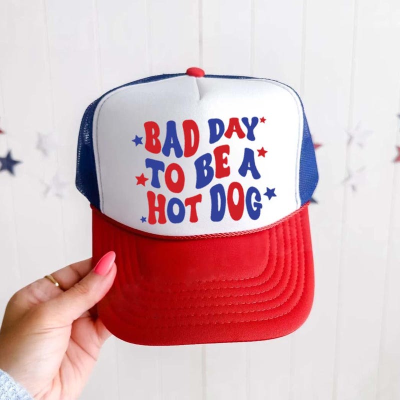 Bad Day to Be a Hotdog Hat - Etsy
