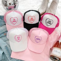 Valentine Trucker Hat, Funny Valentine's Day Galentine Party Gift, XOXO ...