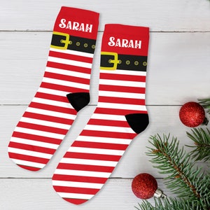 Christmas Elf Socks 2023 Custom Christmas Socks Elf Socks - Etsy