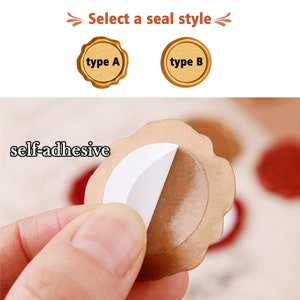 Custom Logo Wax Seal Stickers, 113 Logos Collection, Self Adhesive Wax ...