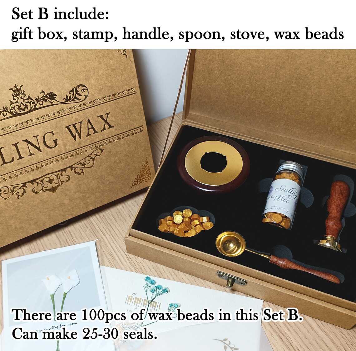 Custom Wax Seal Stamp Kit for Wedding Invitation Custom Your - Etsy