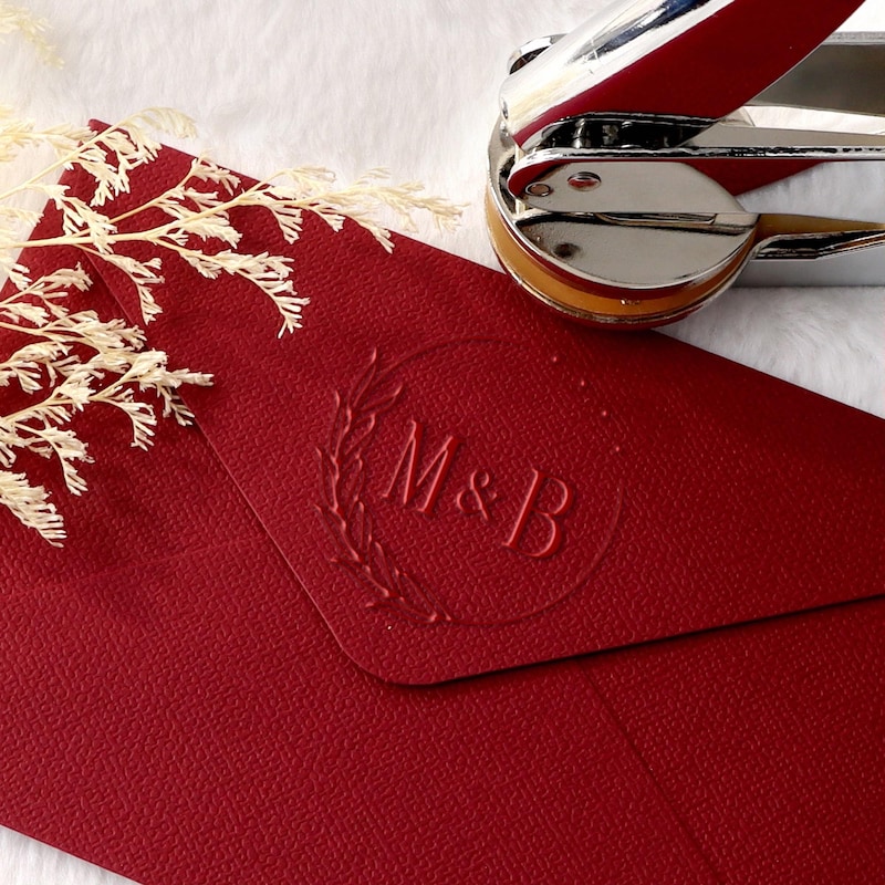 Embossed Name Cards - Etsy