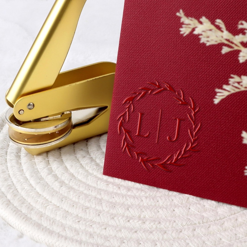 Embossed Name Cards - Etsy