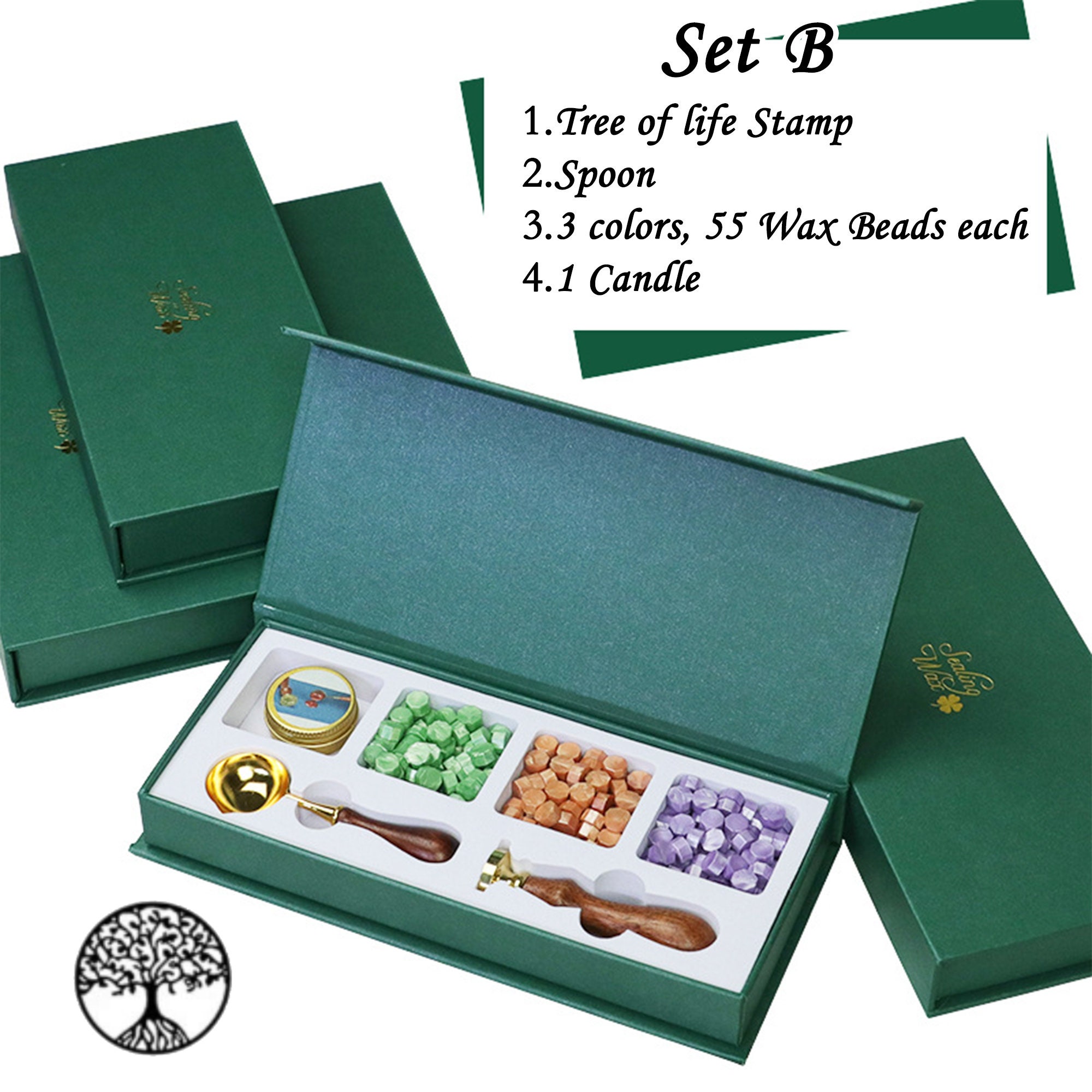 Wax Seal Stamp Kit Wax Seal Stamp 600pcs Wax Seal Beads - Etsy