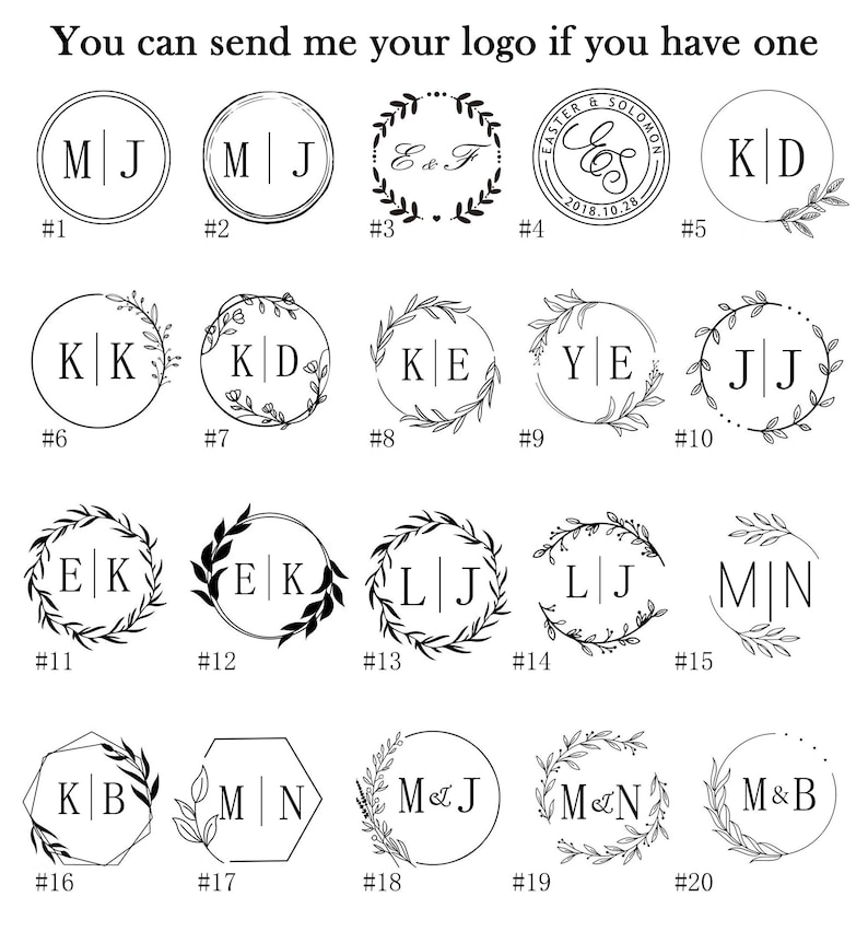 Custom Wax Seal Stamp Kit For Wedding Invitation Custom Your Etsy