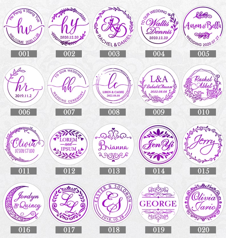 Custom Wax Seal Stamp Kit 1200pcs Waxbeads Included - Etsy