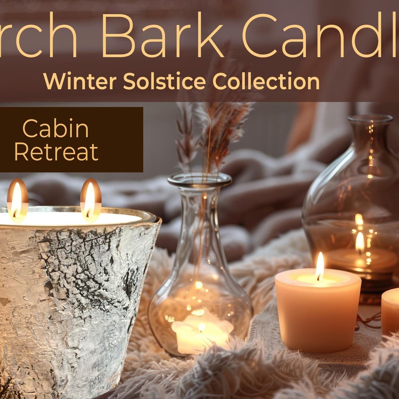 Birch Bark Candles - Etsy