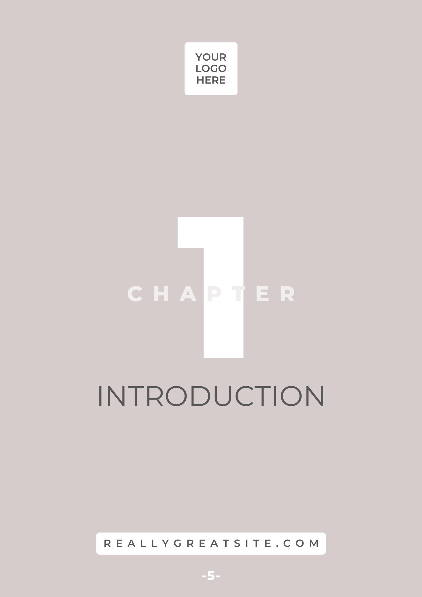 Ebook & Workbook Canva Template | Modern Pink A4 Design | Editable ...