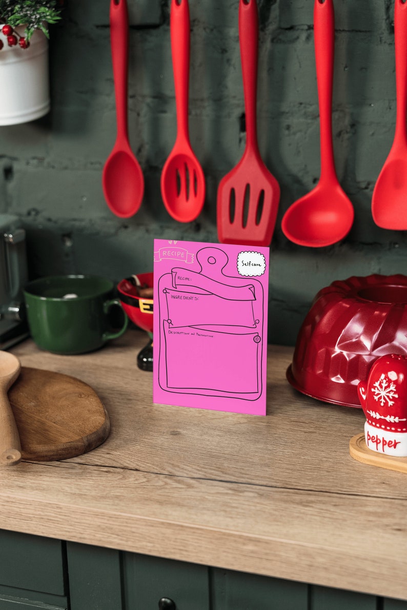 Daily Recipe Planning Notebook - Kitchen Planner - To-do List ...