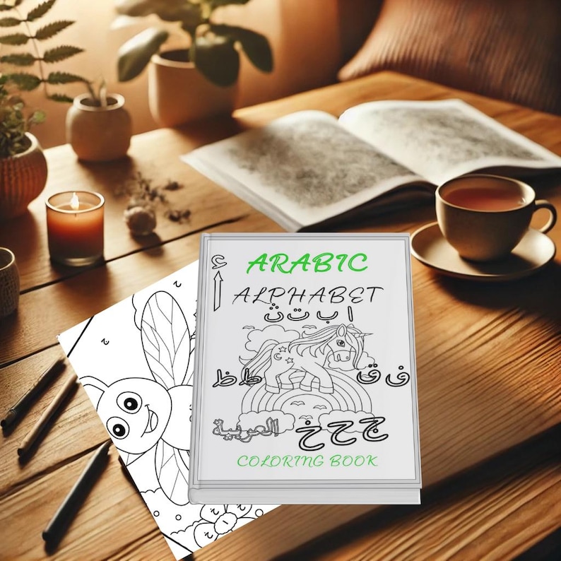 Arabic Alphabet Coloring Book – 20+ Printable Pages for Fun ...