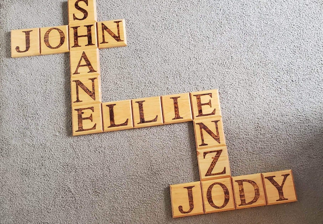 Custom Family Name Tiles - Etsy