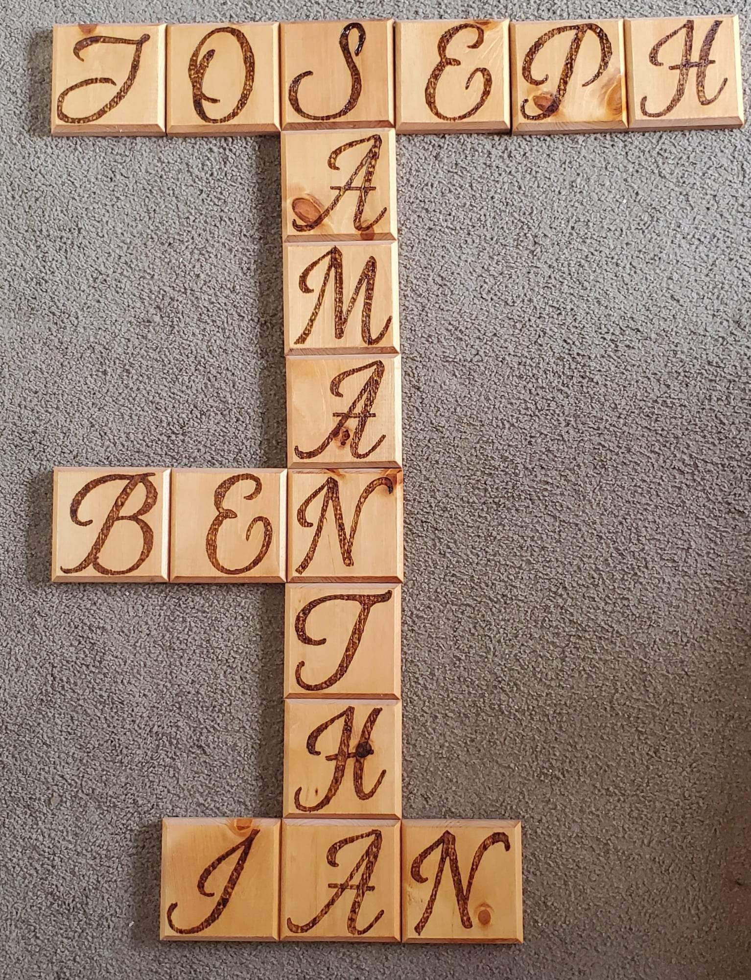 Custom Family Name Tiles - Etsy