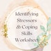 Coping With Stress Worksheet - Etsy